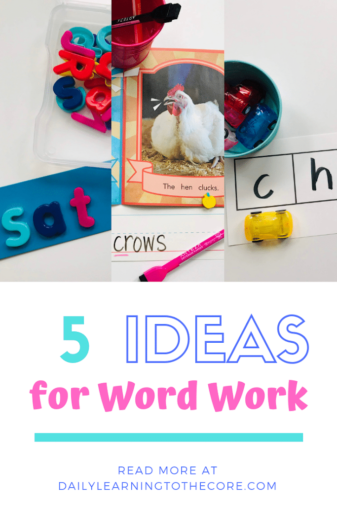 5 Phonics Word Work Ideas - Literacy with Aylin Claahsen
