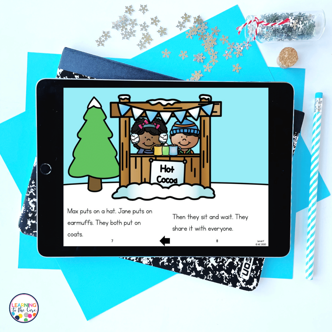 Digital Guided Reading for Winter - Literacy with Aylin Claahsen