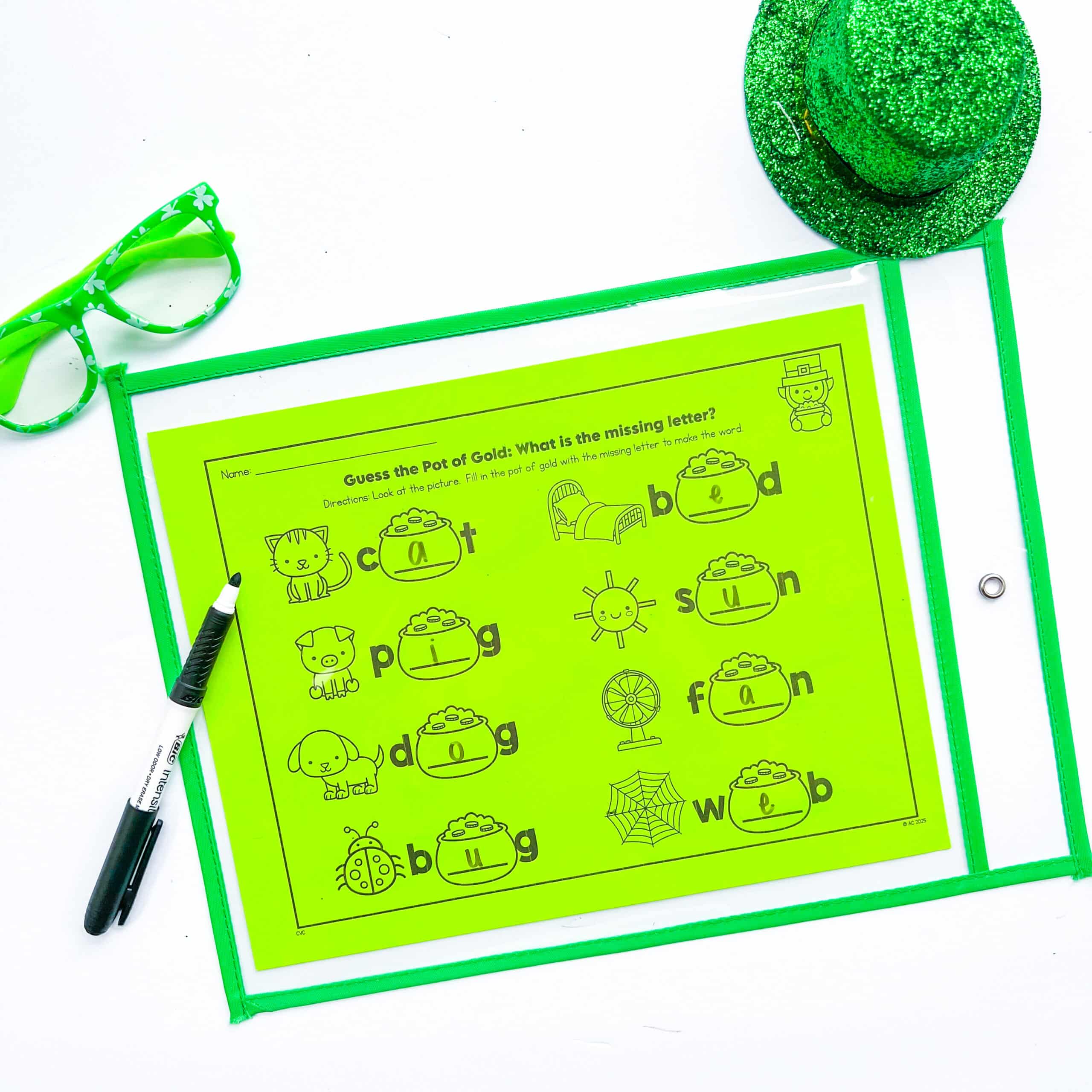 Free Printable Worksheets for St Patrick's Day - Literacy with Aylin ...